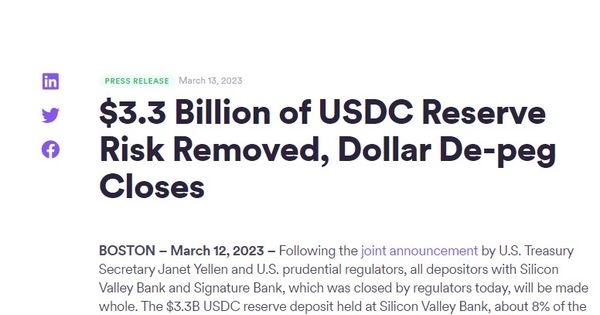 서클, USDC 운영 관련 크로스리버뱅크와 신규 파트너십 체결 - 코인니스